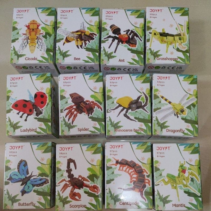 Limited Edition Lego Eco Joyit Mini Insect Block /Serangga 昆虫系列积木 ...