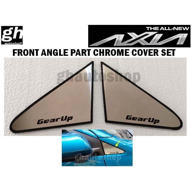 AXIA 2023 front angle part chrome cover set with Gear up / Axia logo ...