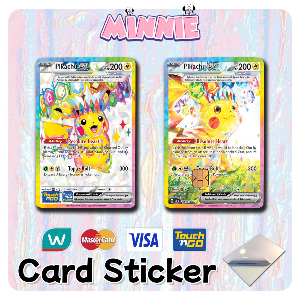 [ Pokemon TCG Card ] Touch n Go Card Sticker TNG Card/Watsons Card ...