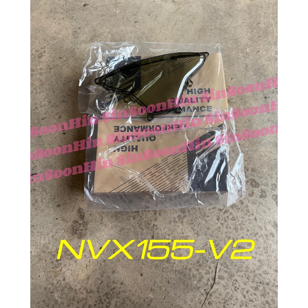 Yamaha NVX155 V2 Cover Meter Lens / Cermin Meter - Clear / Tinted cover ...