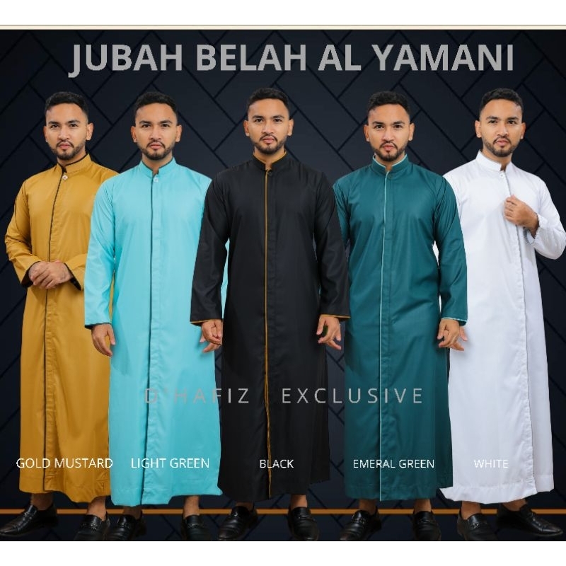 Al Yamani Split Robes, Outer Robes, Imam Robes, Wedding Robes | Shopee ...