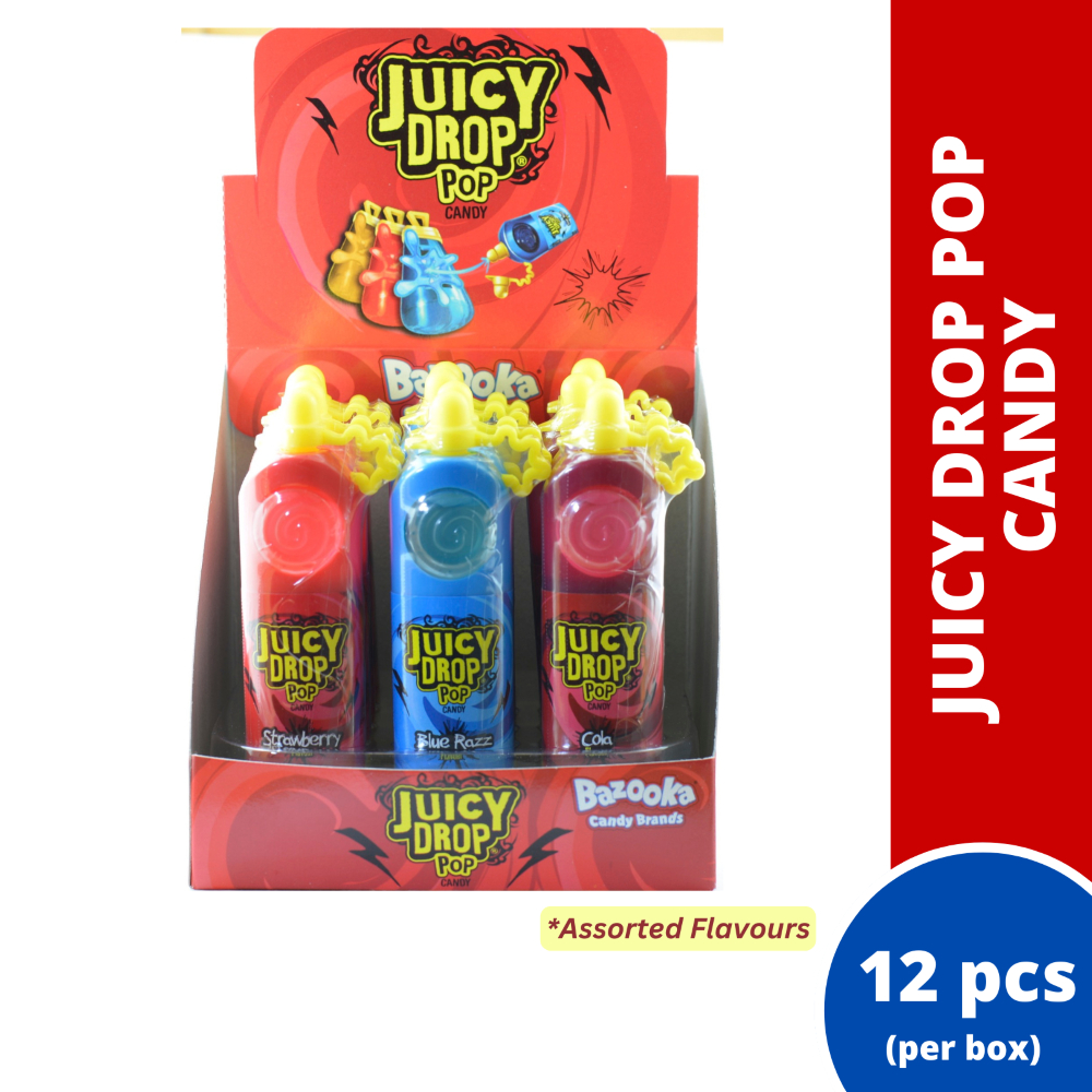 Juicy Drop Pop Candy Mix Flavours (12 tubes per box) | Shopee Philippines
