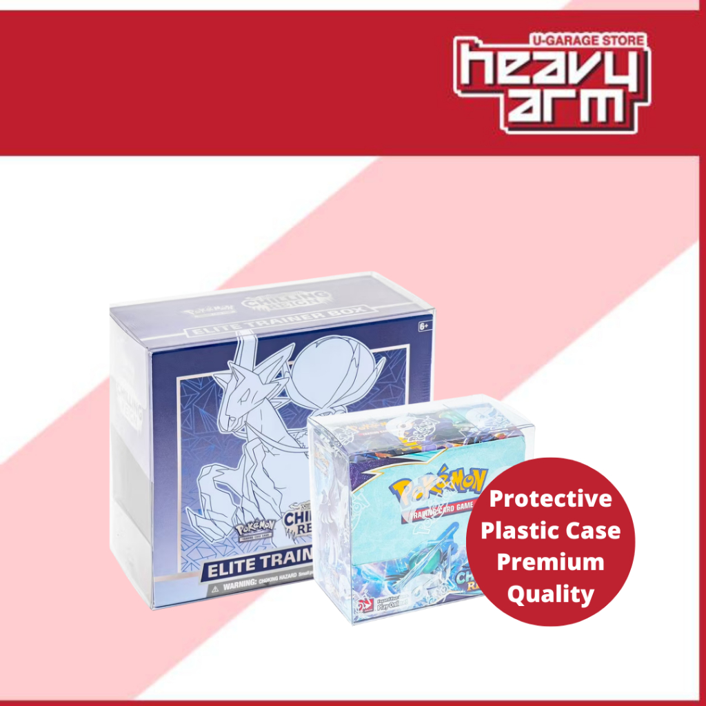 Pokemon TCG Protective Plastic Case Booster Box Case Elite Trainer Box ...