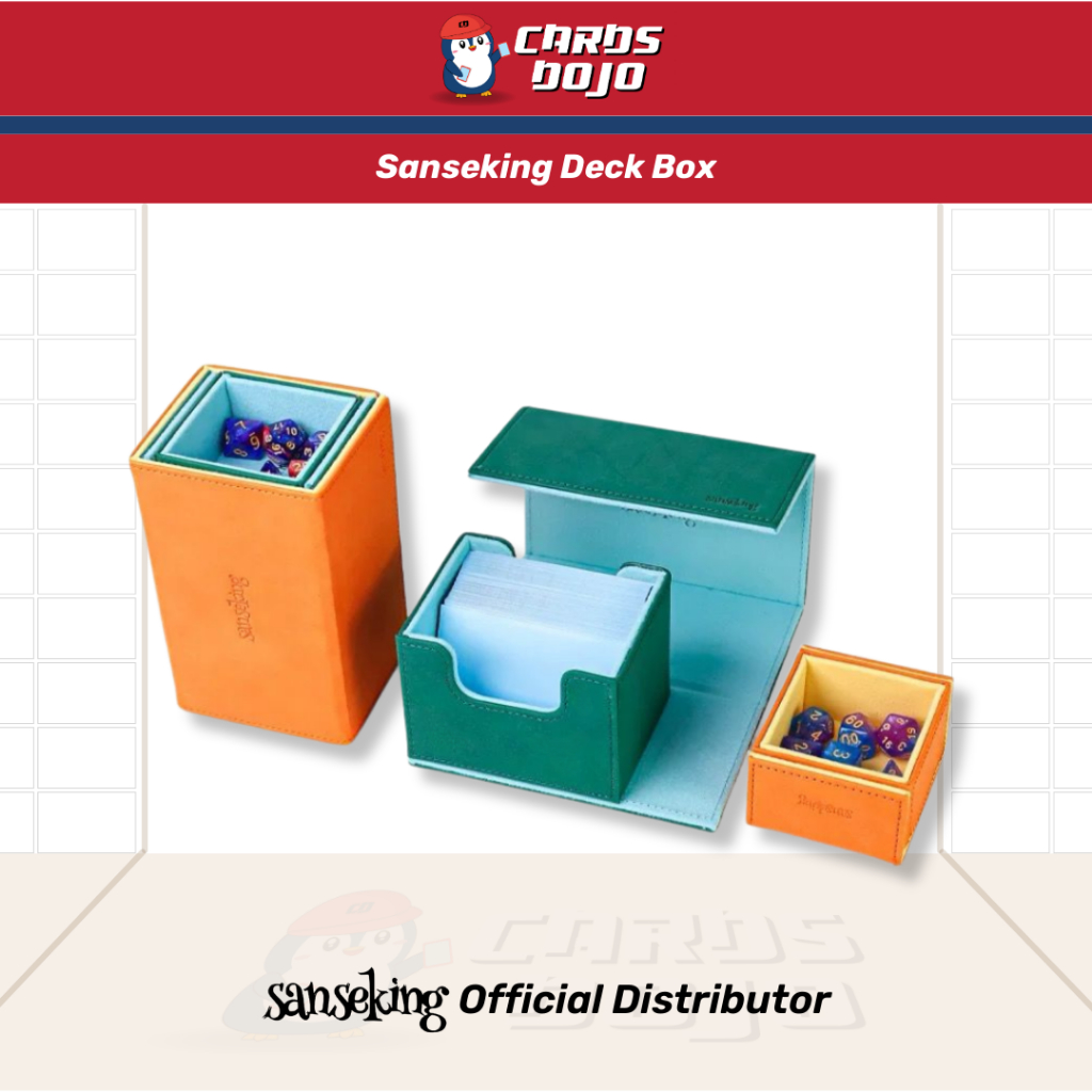 Sanseking Chang E Jade Rabbit 100+ PU Leather Portable Magnetic Deck Box - Pokemon TCG Card ...