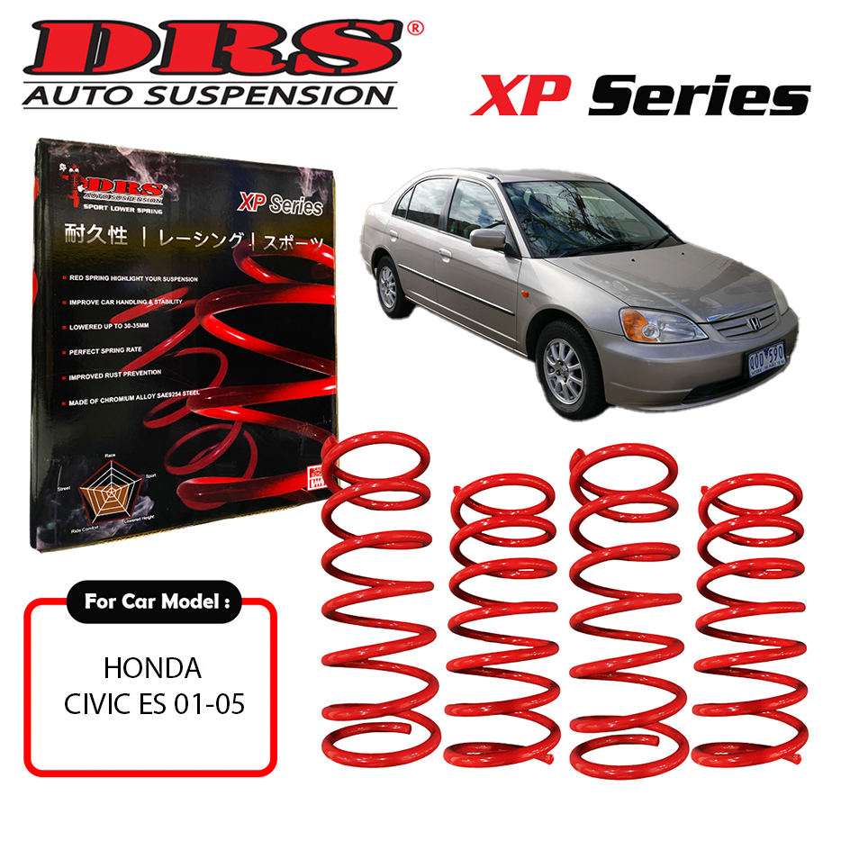 DRS XP SERIES SPORT LOWERD SPRING HONDA CIVIC ES 01-05 (7th Gen ...