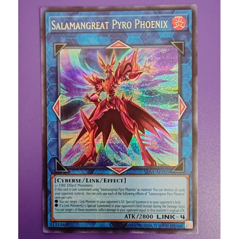 YUGIOH SDSS-AEP01 Salamangreat Pyro Phoenix[SER] | Shopee Philippines