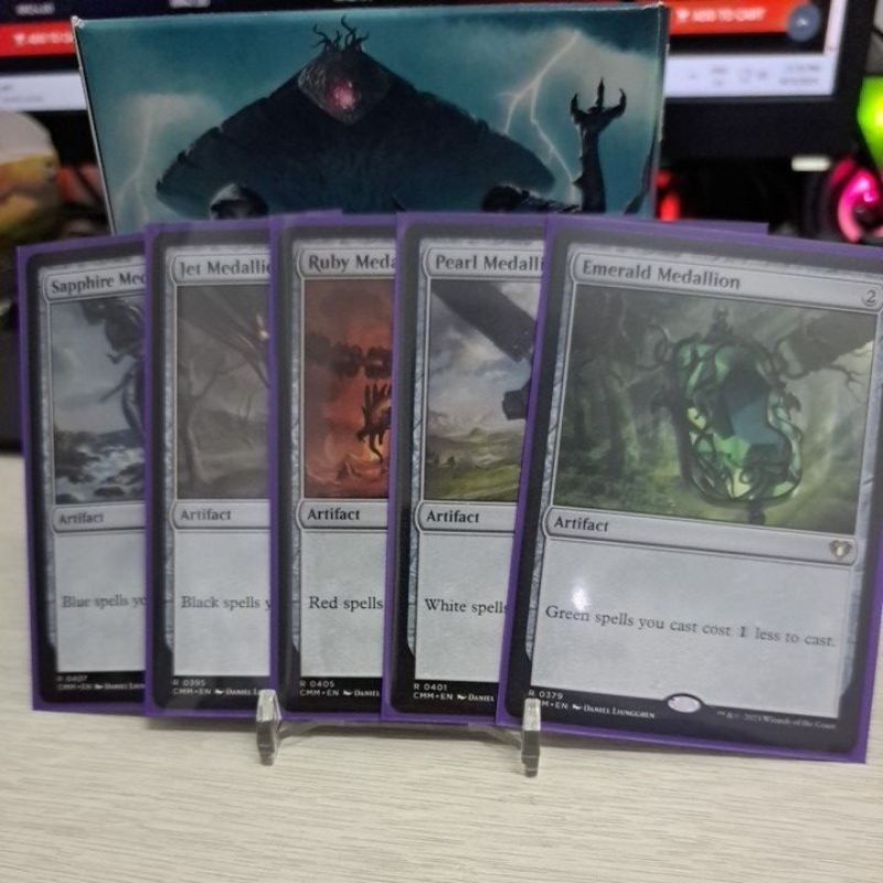 MTG Sapphire/Jet/Ruby/Pearl/Emerald Medallion (CMM) | Shopee Philippines