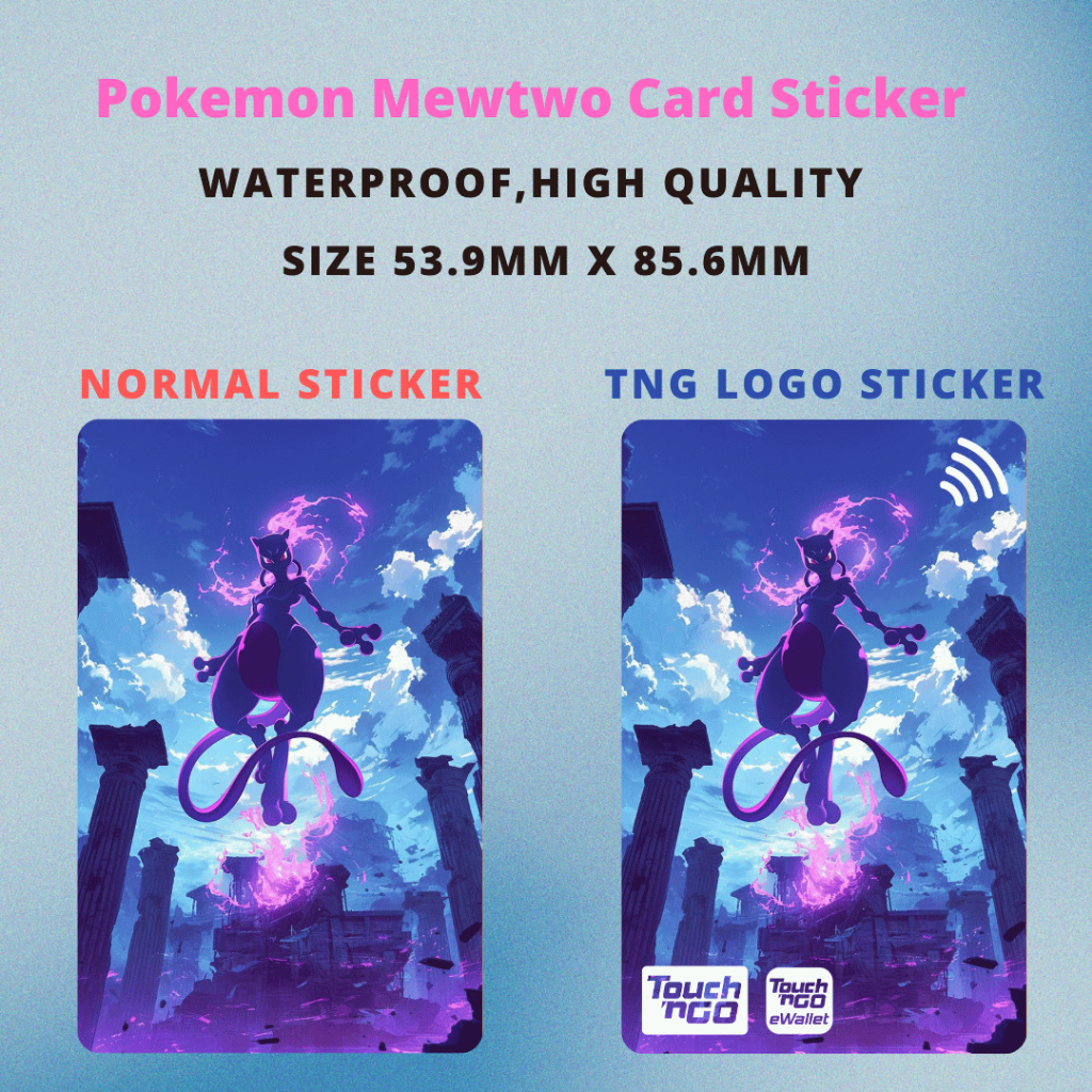 Pokemon Mewtwo -Access Card/T*G Card/Banapassport/ATM Debit Credit Card ...