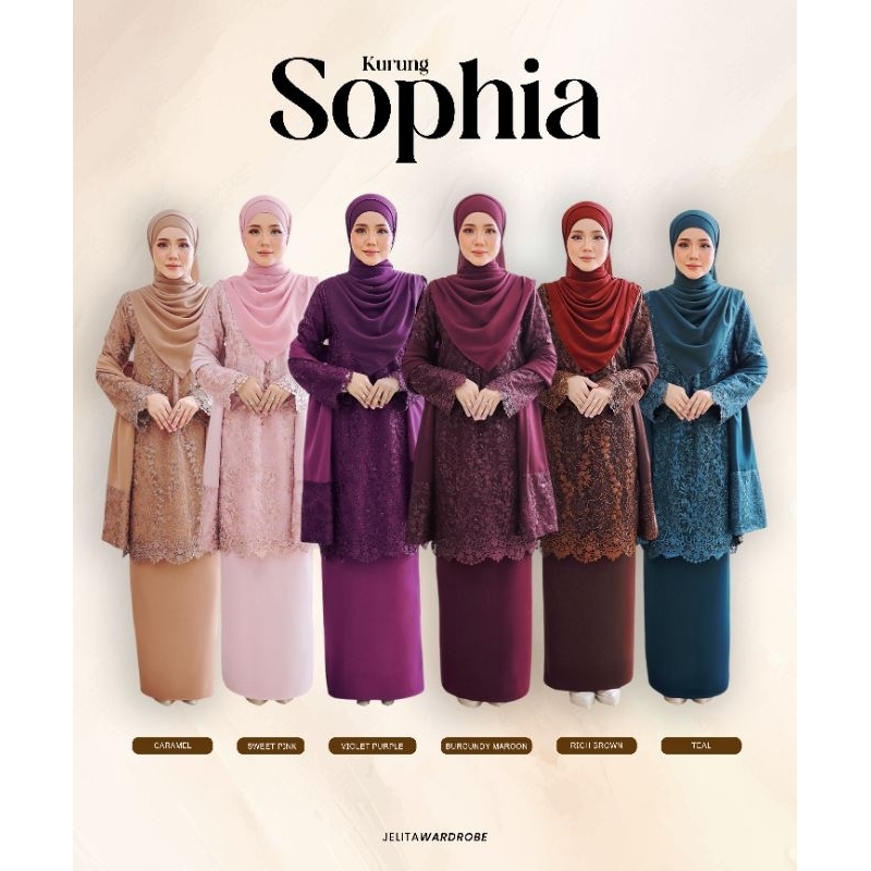 KURUNG LACE SOPHIA RAYA JELITA WARDROBE | Shopee Philippines