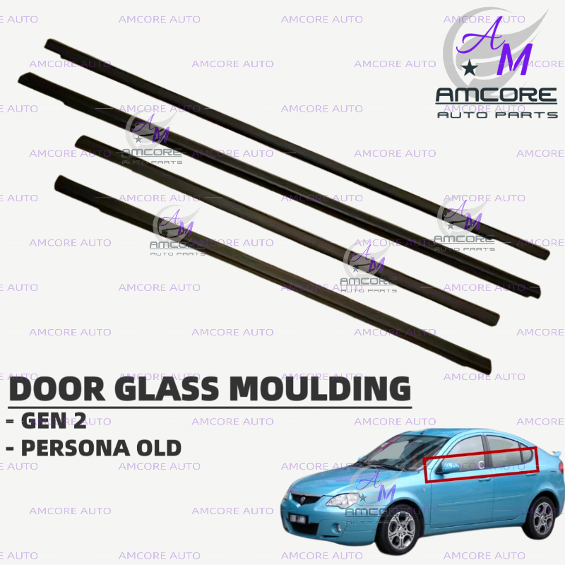PROTON GEN2 GEN 2 / PERSONA - DOOR GLASS MOULDING / OUTER MOULDING ...
