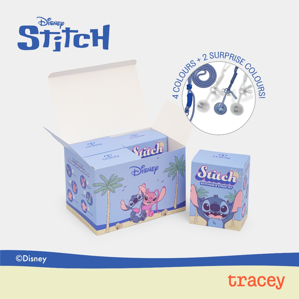 Tracey x Disney Lilo & Stitch Make Some Waves Keychain & Strap Set ...