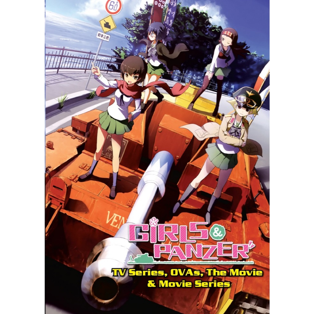 Anime DVD Girls und Panzer TV Series Vol.1-12End+6OVA+der Film+das ...