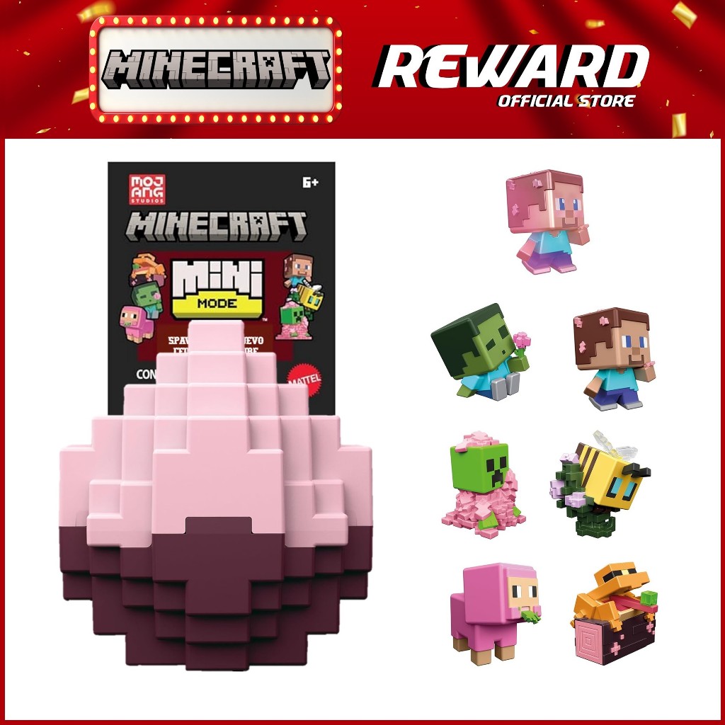 Mattel Minecraft Mini Mode Movie Spawn Egg Figures Collection HXT64 ...