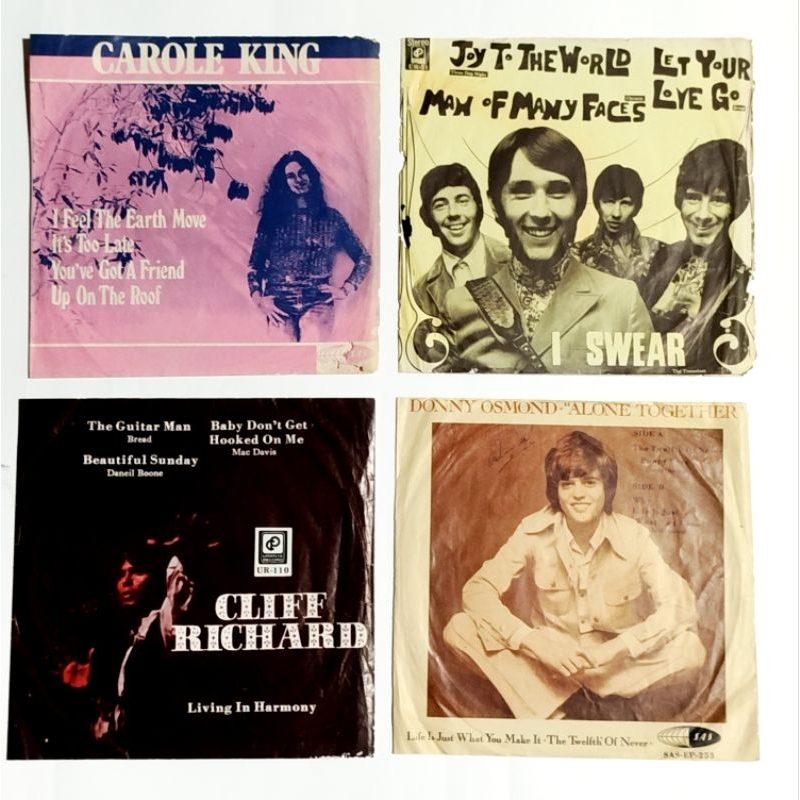 EP VARIOUS ARTISTS VINYL PIRING HITAM RECORD 7 INCH | Shopee Philippines