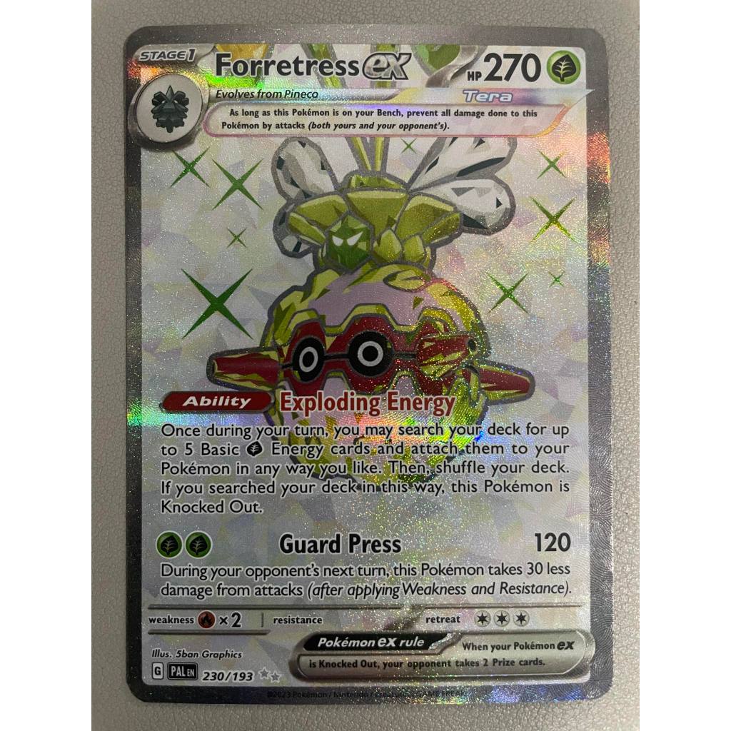 Pokemon PTCG SV02 Paldea Evolved- 230/193 Forretress ex | Shopee ...