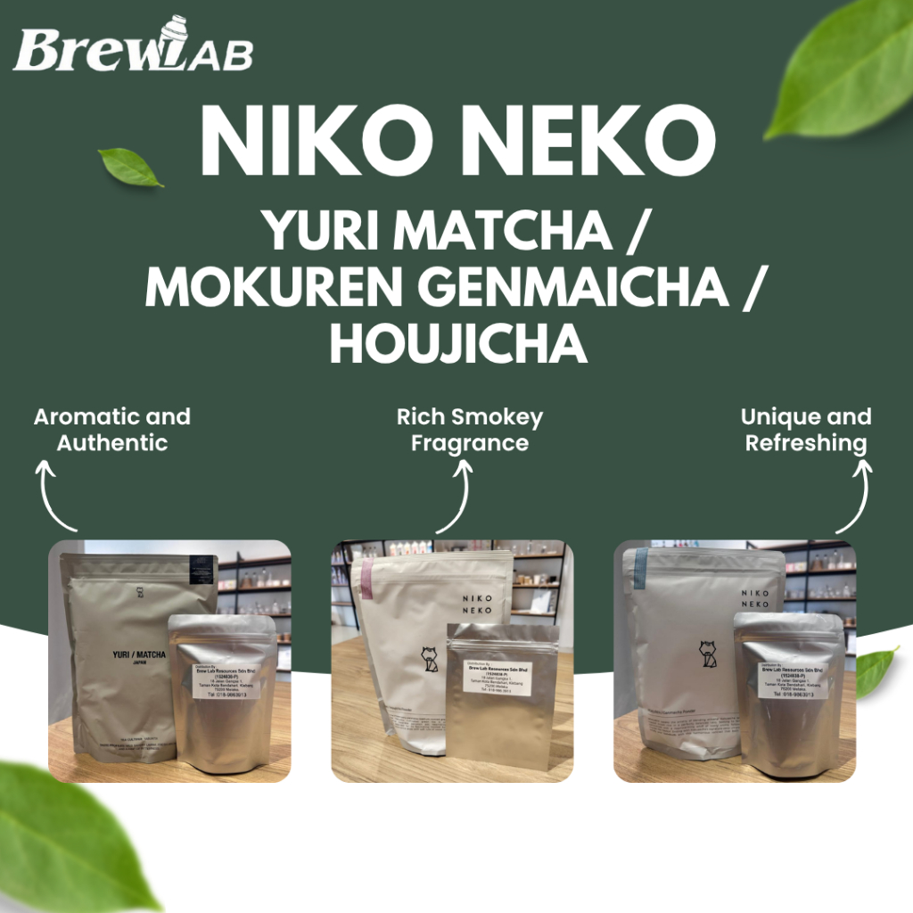 - Repack 100gm Niko Neko Yuri Matcha/ Mokuren Genmaicha / Houjicha ...