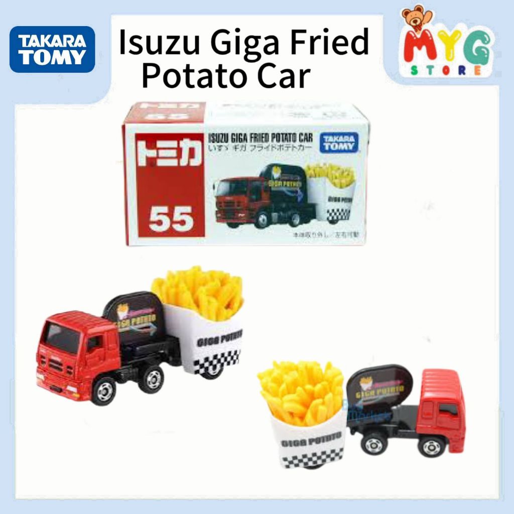 Tomica Takara 55 Isuzu Giga Fried Potato Car Tomy Die-cast Model 824626 ...