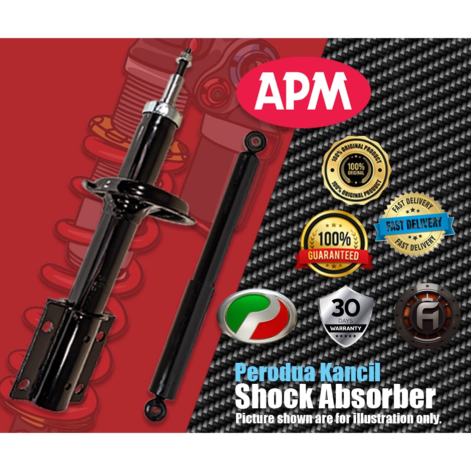 PERODUA KANCIL FRONT / REAR SHOCK ABSORBERS SET (APM) | Shopee Philippines