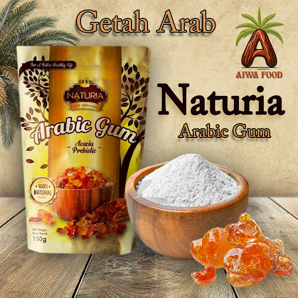 Gam Arabic Gum 150g Naturia Getah Naturia gam al manna Gum Arabic ...