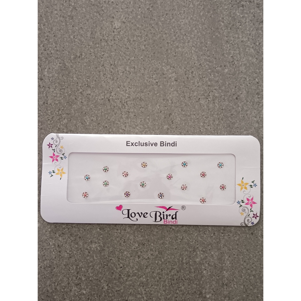 Fancy White Stone Design Indian Sticker Pottu Forehead Bindi Potu Wear ...