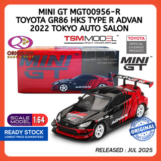Mini GT 956 Toyota GR86 HKS TYPE R ADVAN 2022 Tokyo Auto Salon RHD MGT00956-R Diecast 1/64 ...