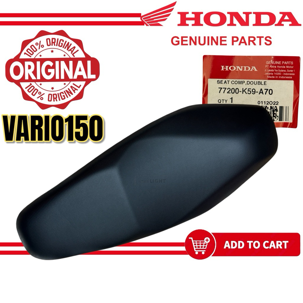 VARIO150 DOBLE SEAT COMP MOTOR CUSHION TEMPAT DUDUK KUSYEN | Shopee ...
