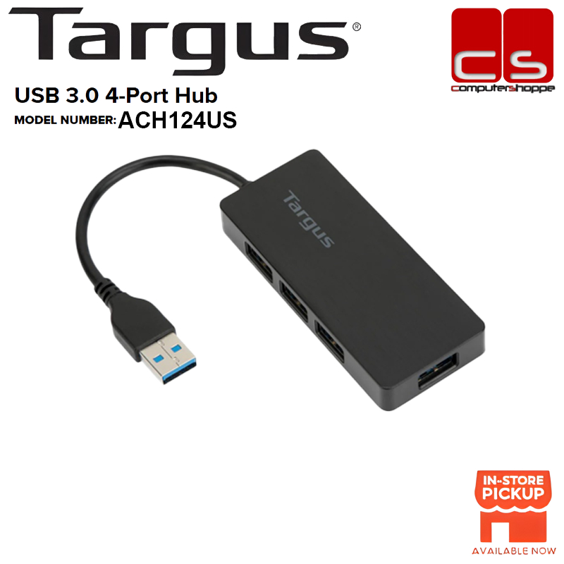 TARGUS ACH124US (USB 3.0 4-Port Hub) | Shopee Philippines