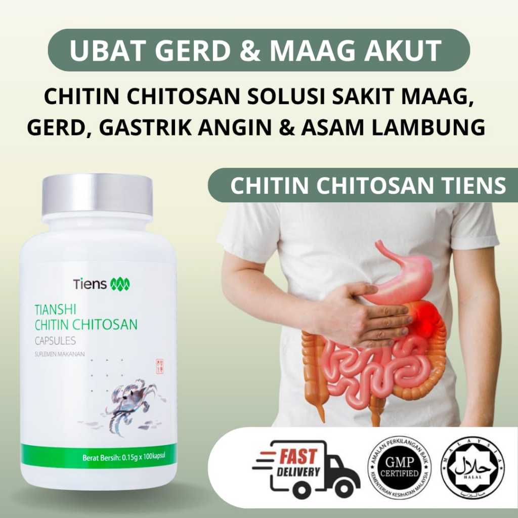 Supplement medicine for gerd anxiety gastric chitin chitosan 100 ...