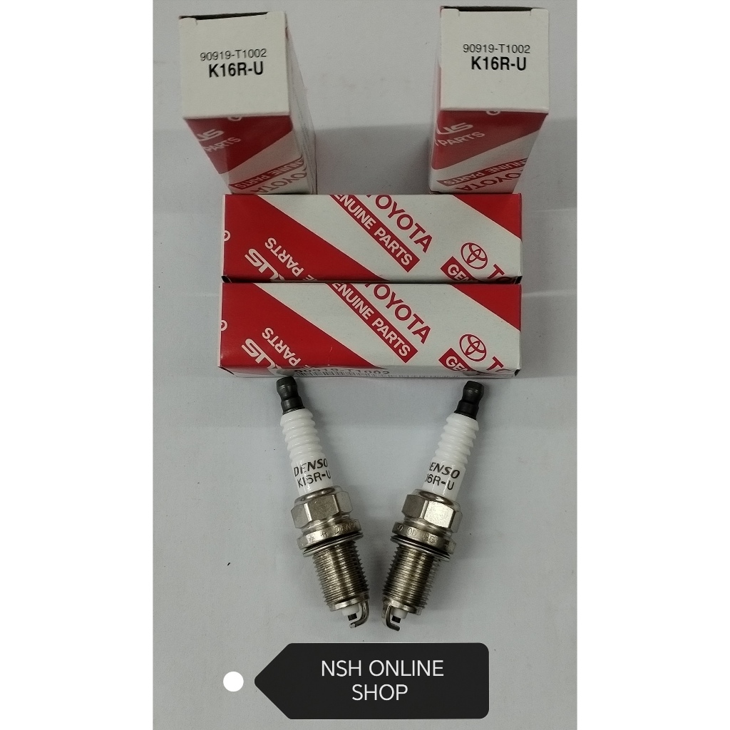 Spark Plug for Toyota Vios NCP42 NCP93 NCP150 2003-2018 Year K16R-U ...