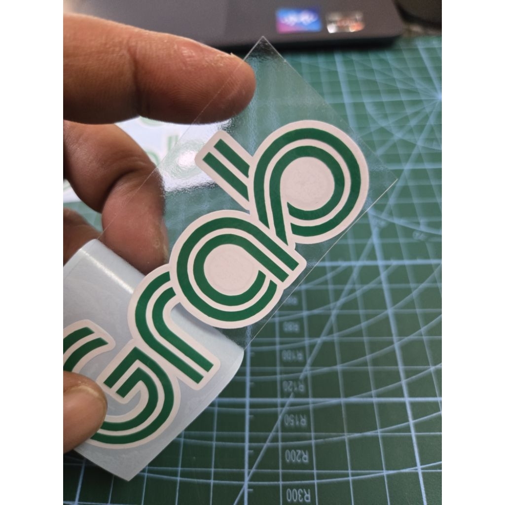 Sticker Potong GRAB (background putih) oracle 651 | Shopee Philippines