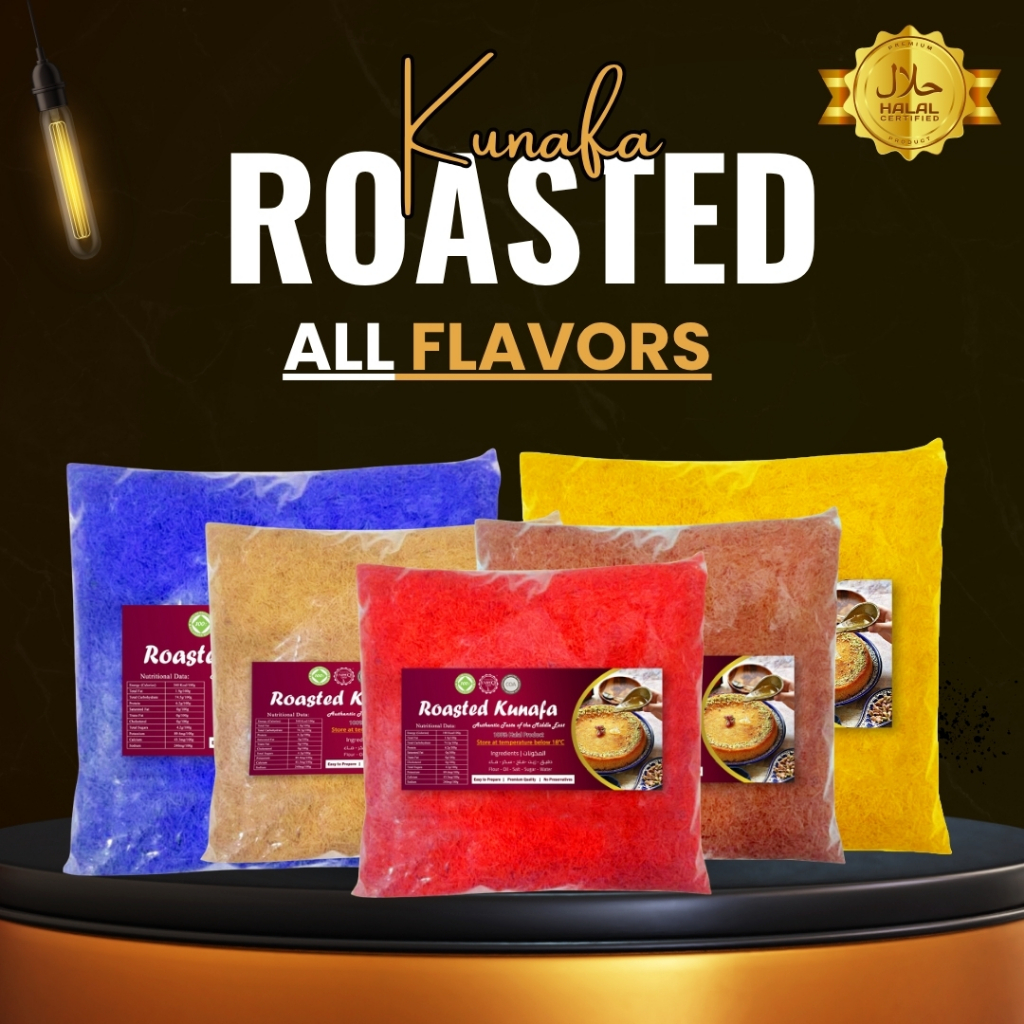 Roasted Kunafa Dough – Ready-to-Use Crispy Pastry for Desserts (Halal ...