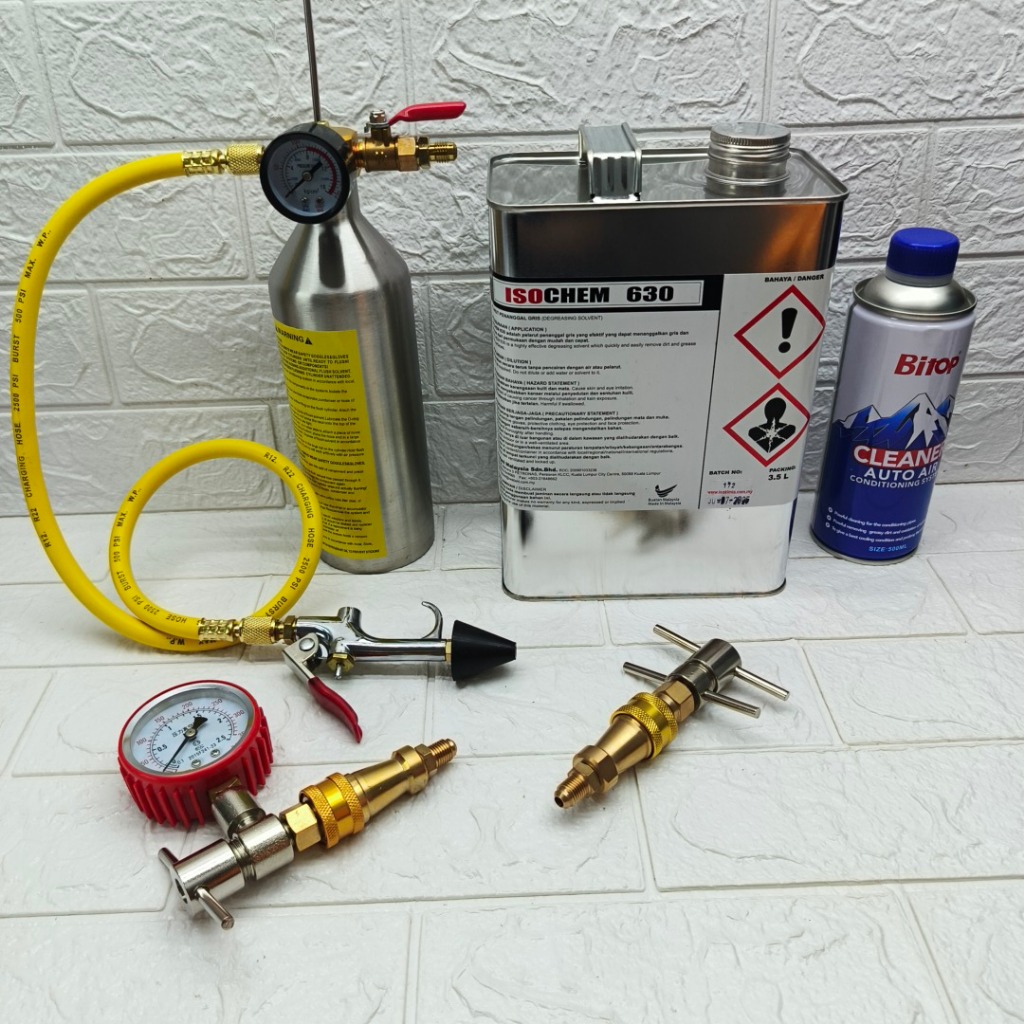 refrigeration tube flushing Set solvent cleaner direct quick connector ...