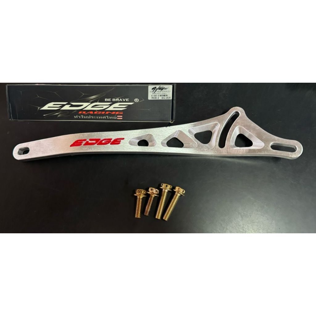 EDGE RACING EXHAUST BRACKET Y15 LC135 Y16 ALLOY CNC EKZOS MUFFLER ...