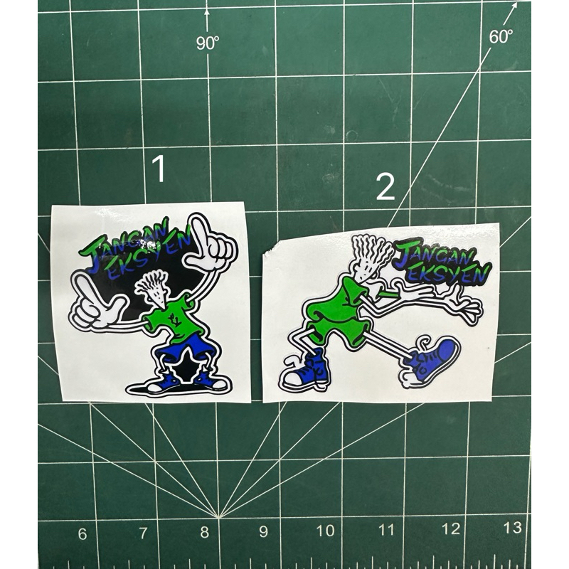Jangan Eksyen 7UP Cartoon Sticker Printing | Shopee Philippines