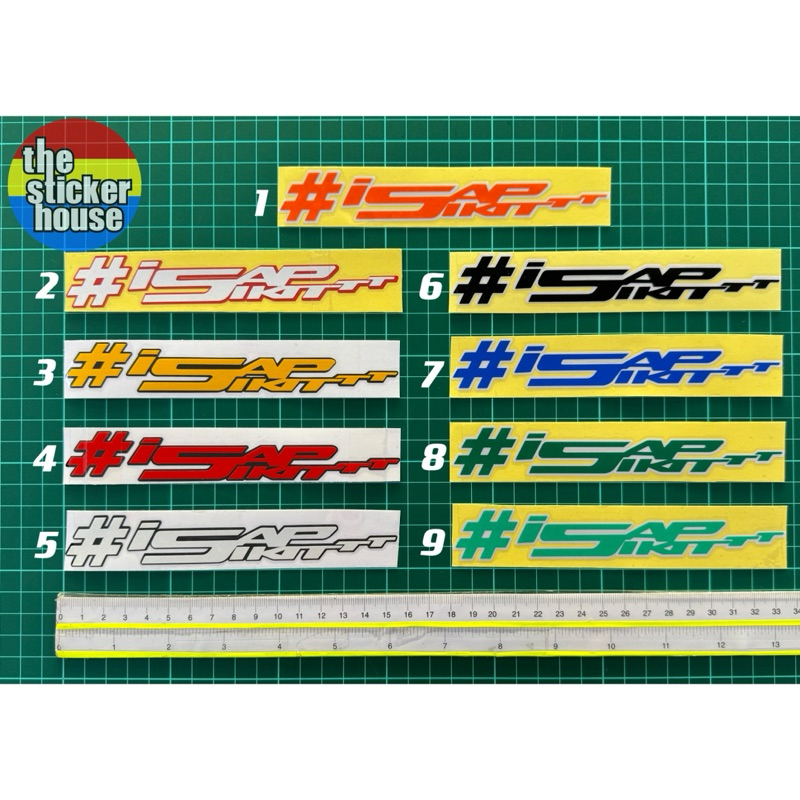 STICKER AYAT PERKATAAN ISAPSIKITTTT STICKER CUTTING OVERLAPPING ...