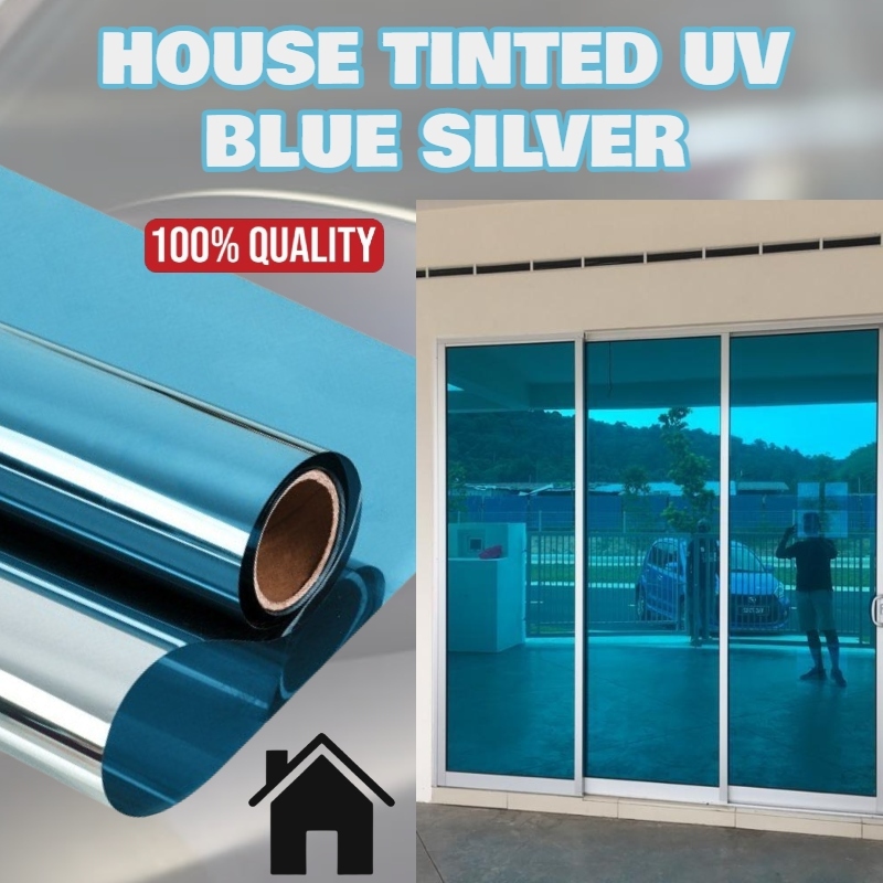 Tinted Rumah UV Blue Silver / House Tinted Window Film | Shopee Philippines