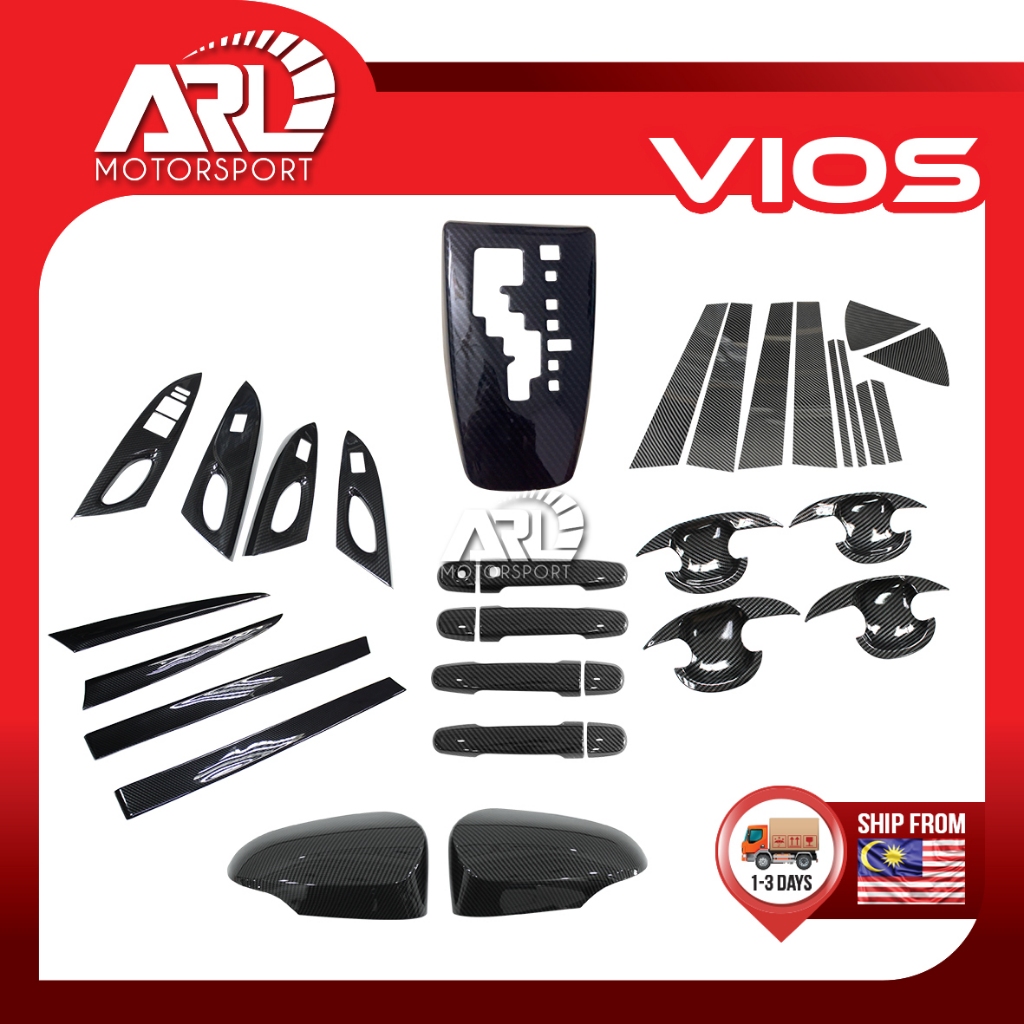 Toyota Vios XP150 NCP150 3rd Interior Exterior Decoration Carbon Design ...