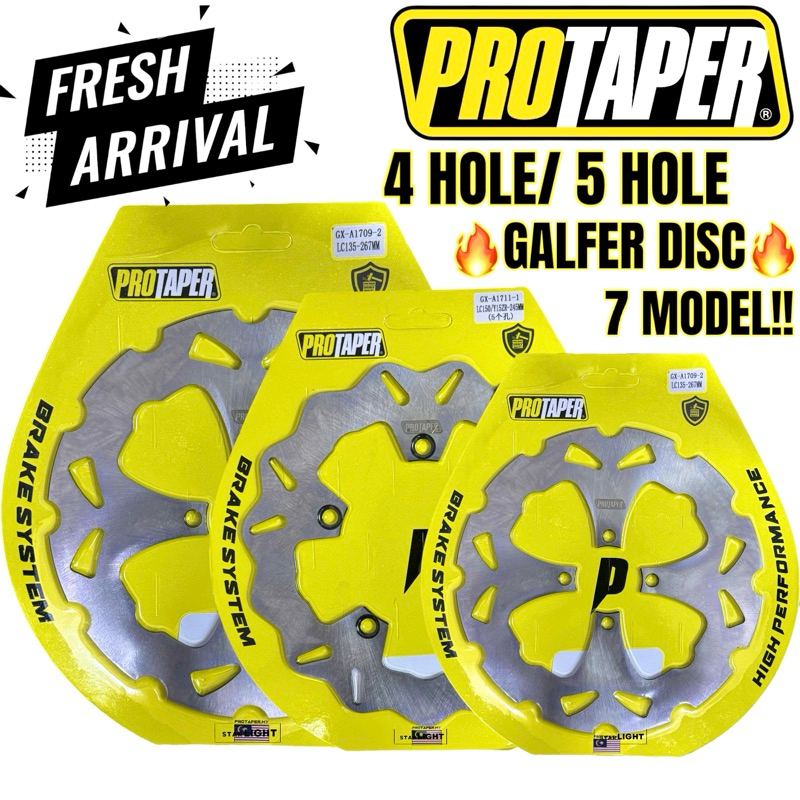 NEW ARRIVAL!! 4 & 5 HOLE GALFER DISC PROTAPER PDN-7 DISC BRAKE PLATE ...