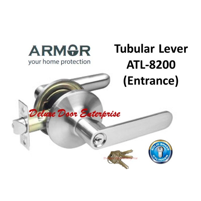 Armor Tubular Lever Lock ATL 8200 Tubular Lever Handle 门锁 Kunci Pintu ...
