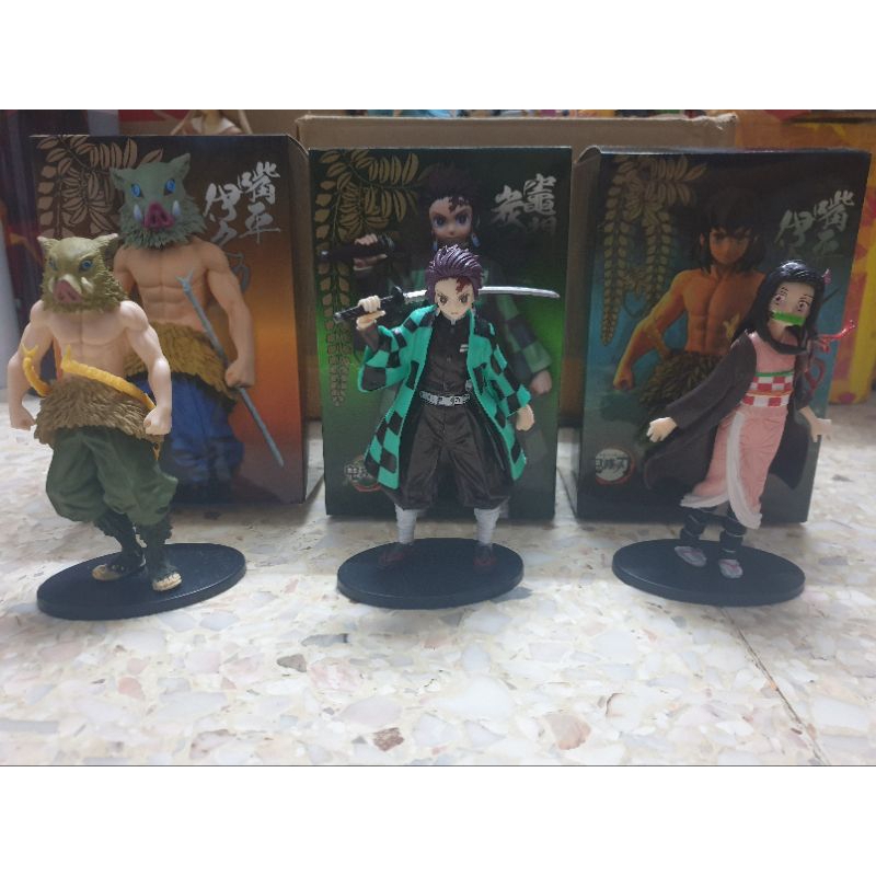 Set 3 Figures Demon Slayer (Bootleg) | Shopee Philippines