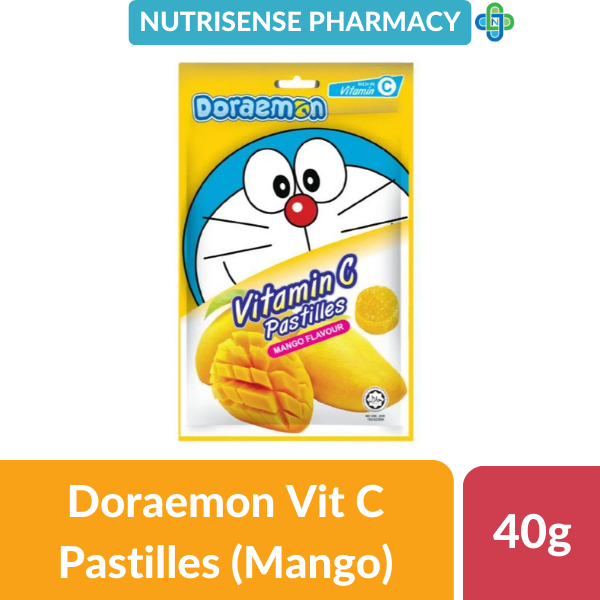 DORAEMON VITAMIN C PASTILLES MANGO FLAVOUR 40G | Shopee Philippines