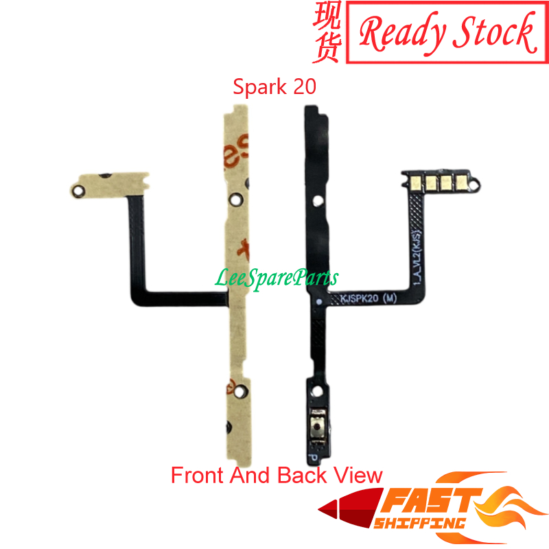 Tecno Spark 20 Pro+ / Spark 20c Power On Off Volume Switch Button Flex ...