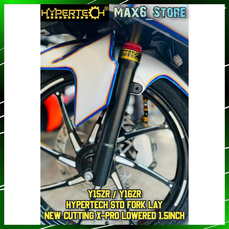 Y15ZR Y16ZR FRONT FORK SET HYPERTECH STD CUTTING LOWERED 1.5 INCH ...