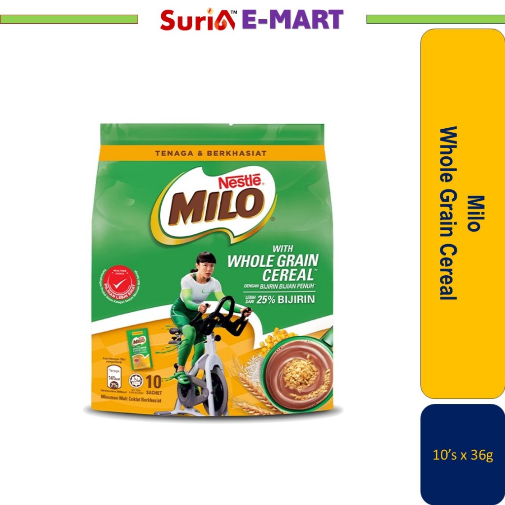 Milo Whole Grain Cereal 10's x 36g | Shopee Philippines