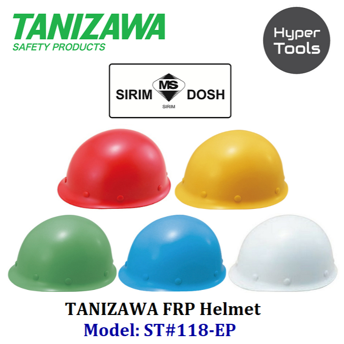 TANIZAWA (Japan) Fibreglass Safety Helmet with SIRIM DOSH Approval ...