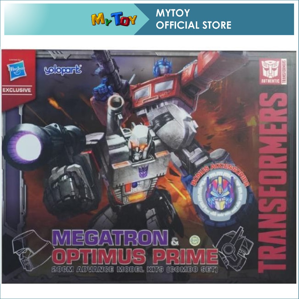 Hasbro Yolopark Transformers AMK G1 2 Pack Optimus Prime & Megatron ...