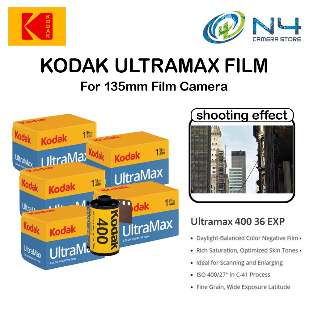 Kodak Ultramax 400 Color Film - 36 Exposure/24 Exposure (03/2026) | Shopee Philippines