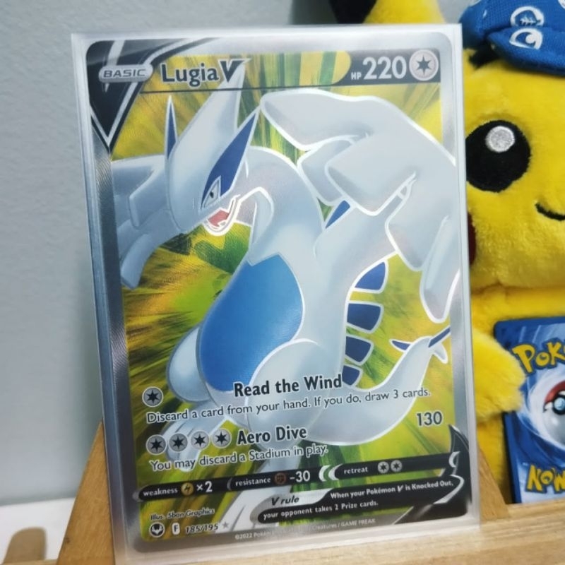 Lugia V Full Art Ultra 185/195 Pokemon tcg card | Shopee Philippines