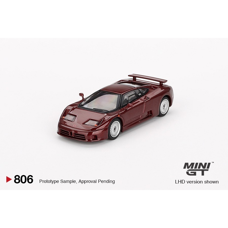 Mini Gt Bugatti EB110 GT Dark Red Metallic MGT00806 | Shopee Philippines