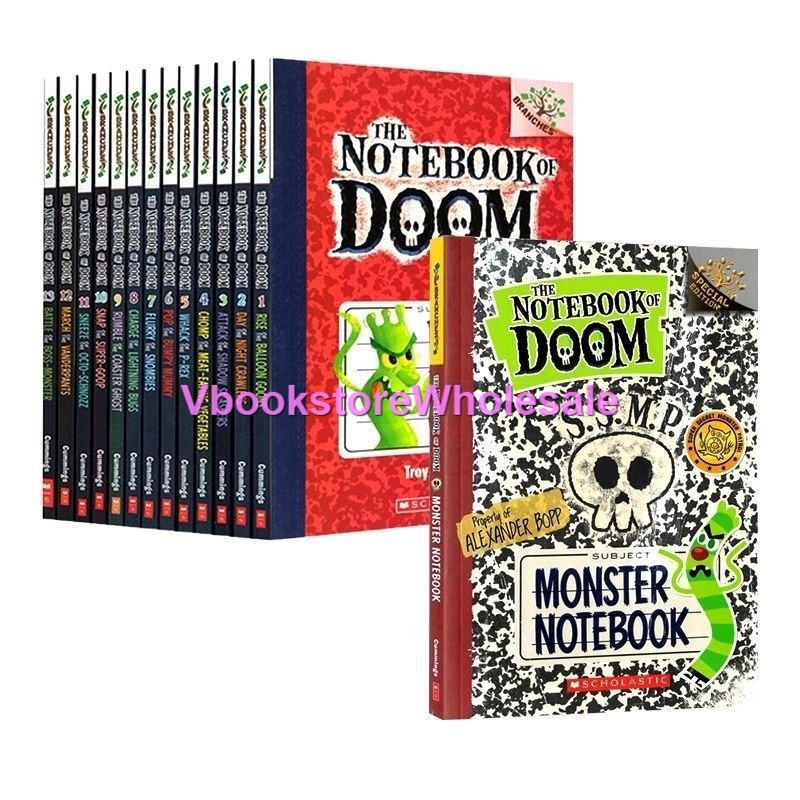 THE NOTEBOOKS OF DOOM BY TROY CUMMINGS 14 BOOKS COLEECTION SET | Shopee ...